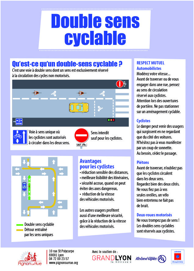 Cédez-le-passage cycliste au feu et double-sens cyclable - Maison du ...